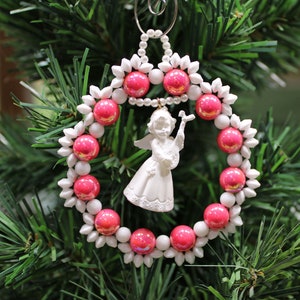 Krans met Engel Wit Accent - Etsy Nederland