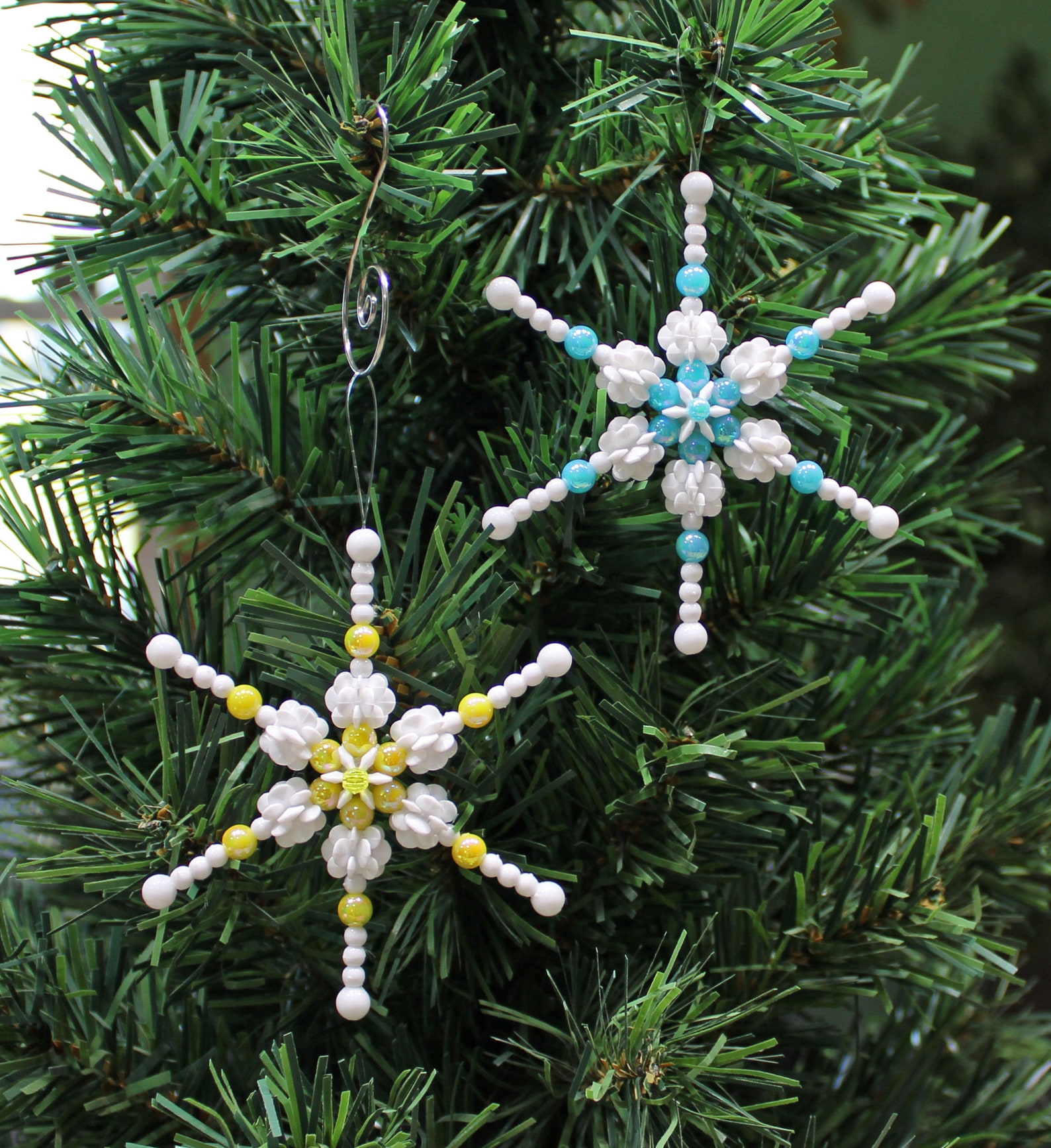 Pearl Snowflake Large - Etsy