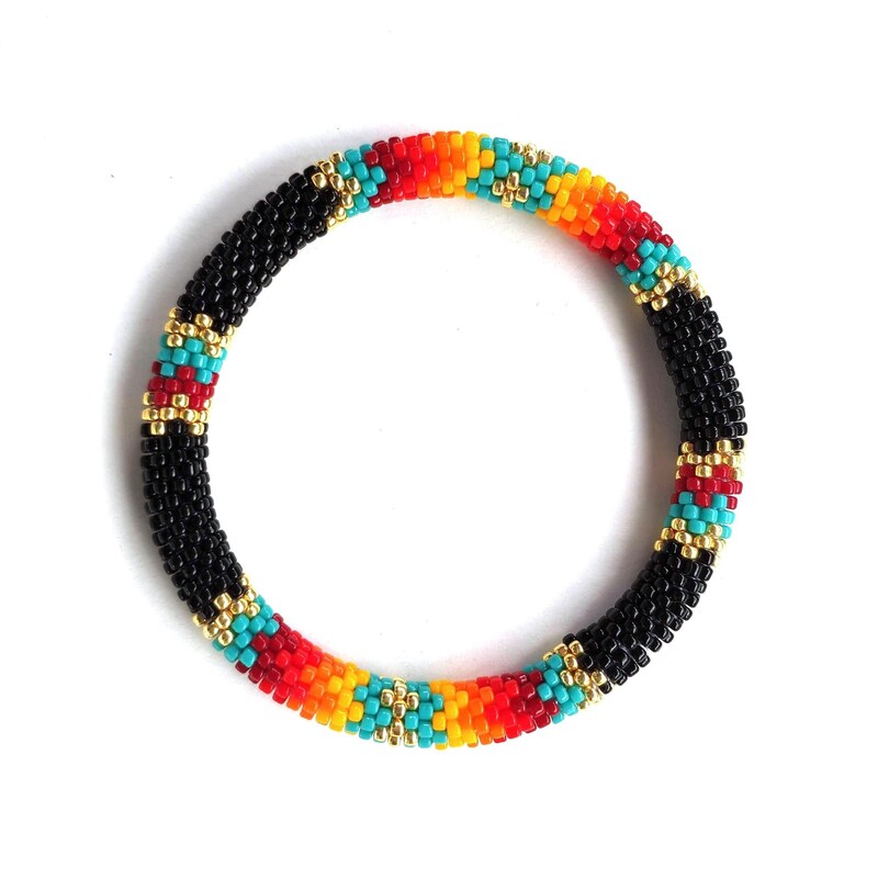 Beaded Bangle - Etsy
