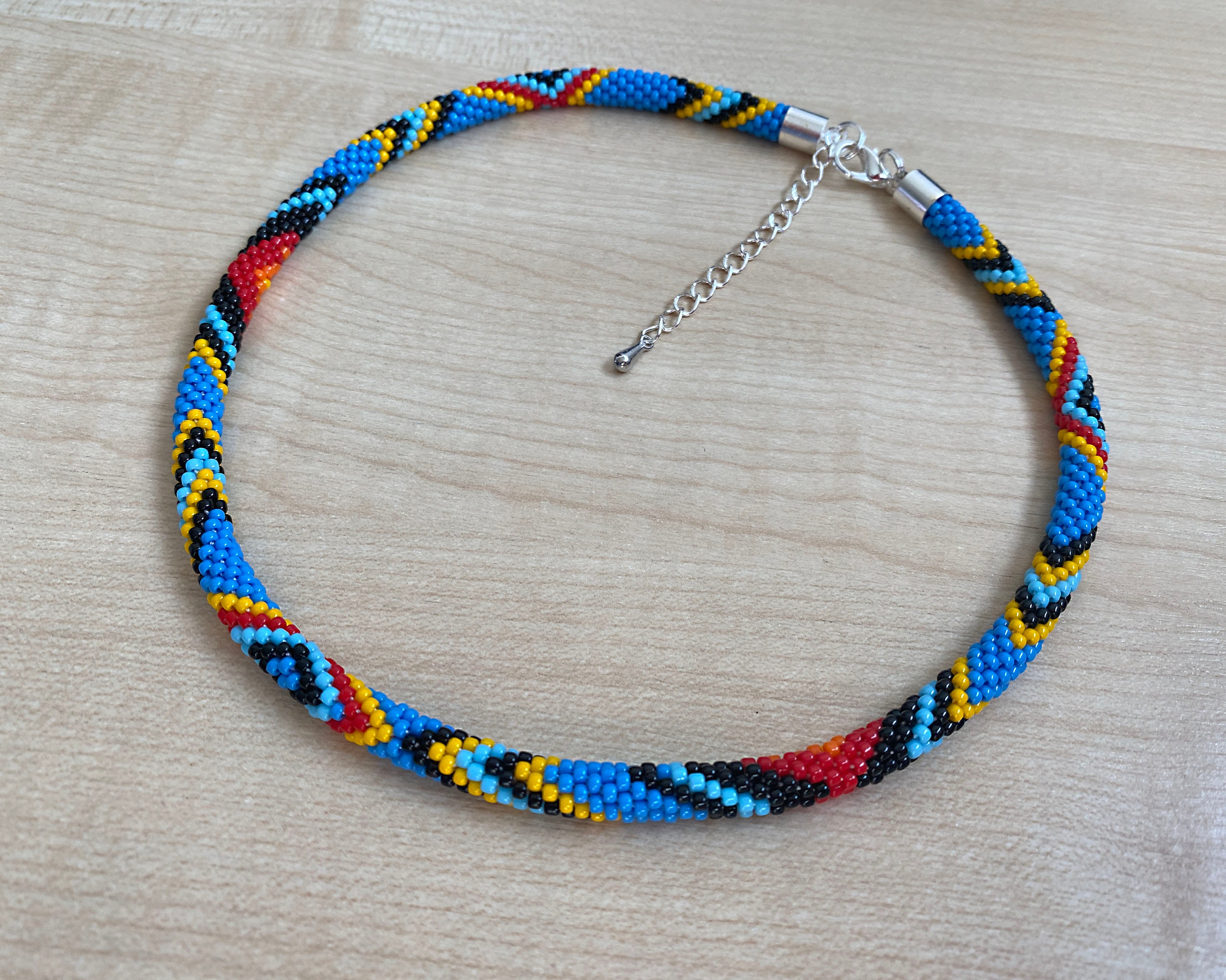 Native Inspired Necklace American Style Jewelry Thin Rope Necklace ...