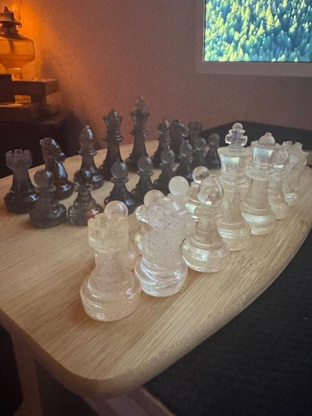 Epoxy Resin Full Set Chess Pieces - Etsy