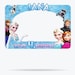 Personalized Frozen Photo Booth Frame | Frozen Selfie Frame | Frozen ...