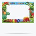 DIGITAL FILE Dinosaur Birthday Photo Booth Frame, Dinosaur Birthday ...