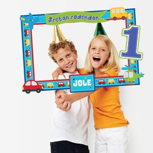 DIGITAL FILE Cars Birthday Photo Booth Frame, Cars Birthday Party, Cars ...