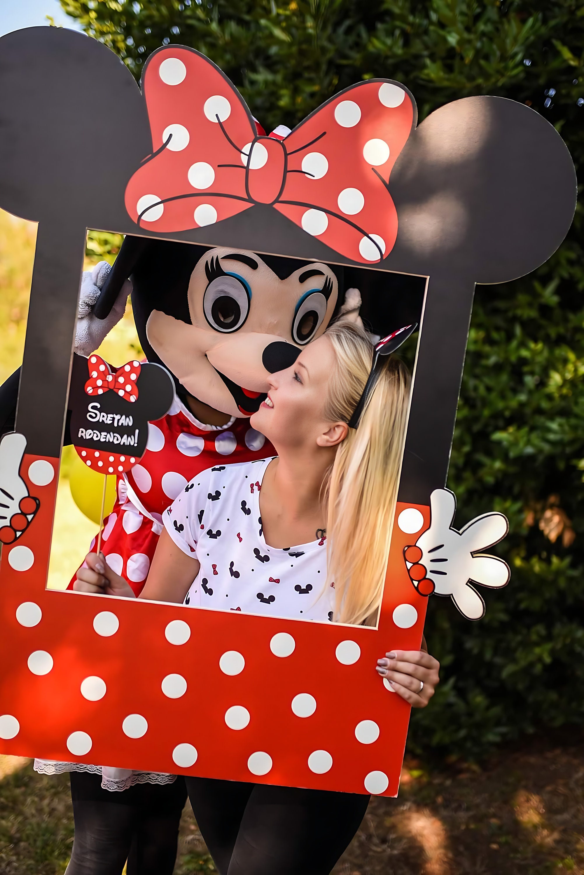 Personalized Minnie Mouse Photo Booth Frame | Minnie Mouse Selfie Frame ...