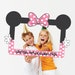 Personalized Minnie Mouse Photo Booth Frame | Minnie Mouse Selfie Frame ...