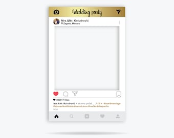 Instagram Photo Booth Frame - Etsy