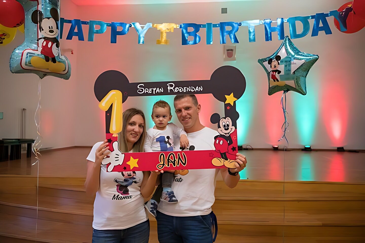 Personalized Mickey Mouse Photo Booth Frame | Mickey Mouse Selfie Frame ...