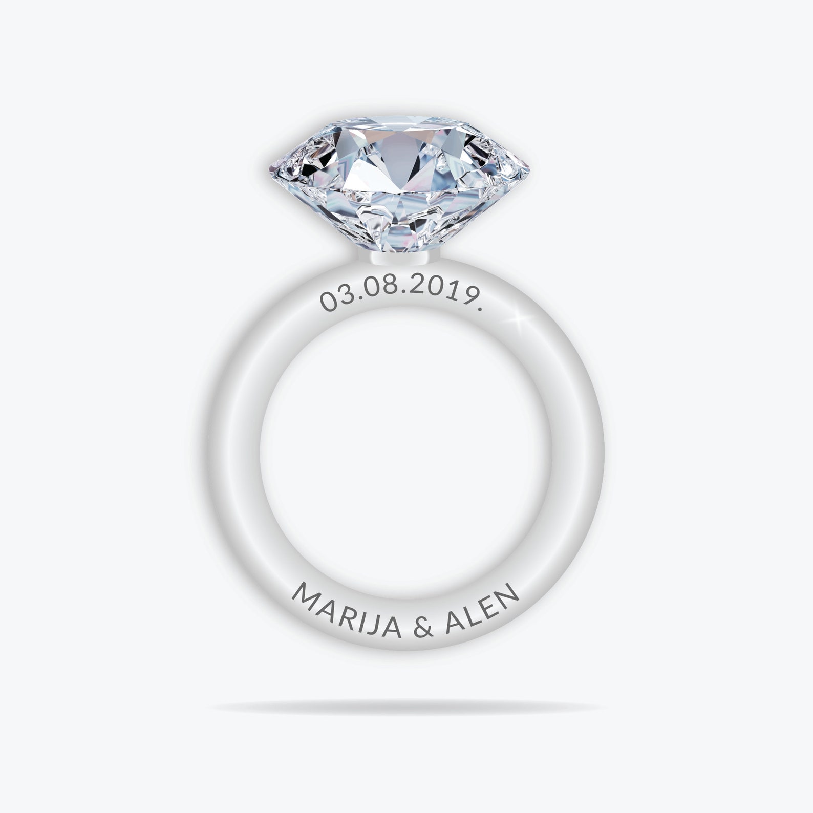 DIGITAL DOWNLOAD Personalized Bachelorette Ring Photo Booth Frame Hen ...