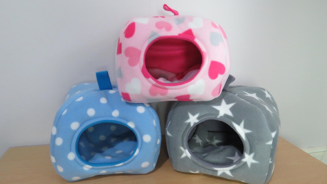 10" Cosy Fleece Guinea Pig Bed, Hide Cave Pod House - Etsy