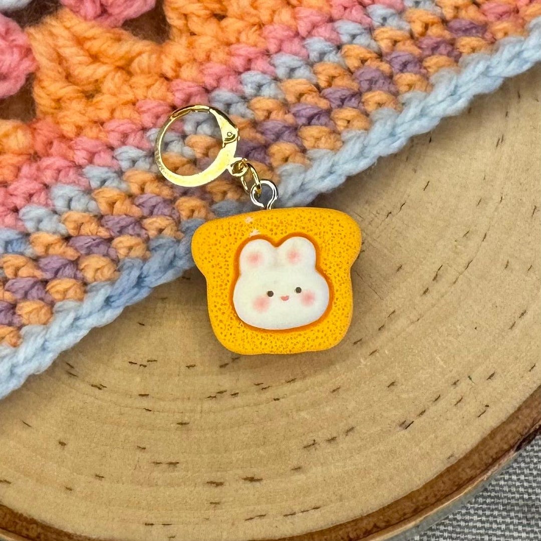 Bunny Toast Stitch Marker | 1 Pack - Etsy