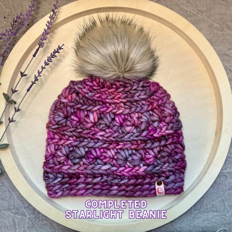 Crochet Kit | DIY Winter Beanie | Archangel Color Malabringo Rasta | Hand-dyed Merino Wool ...