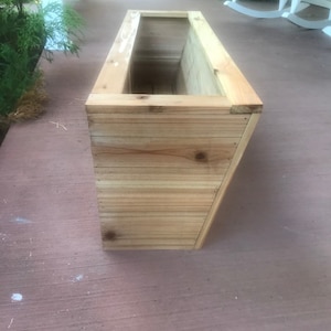 Taper Front Cedar Window Box - Etsy