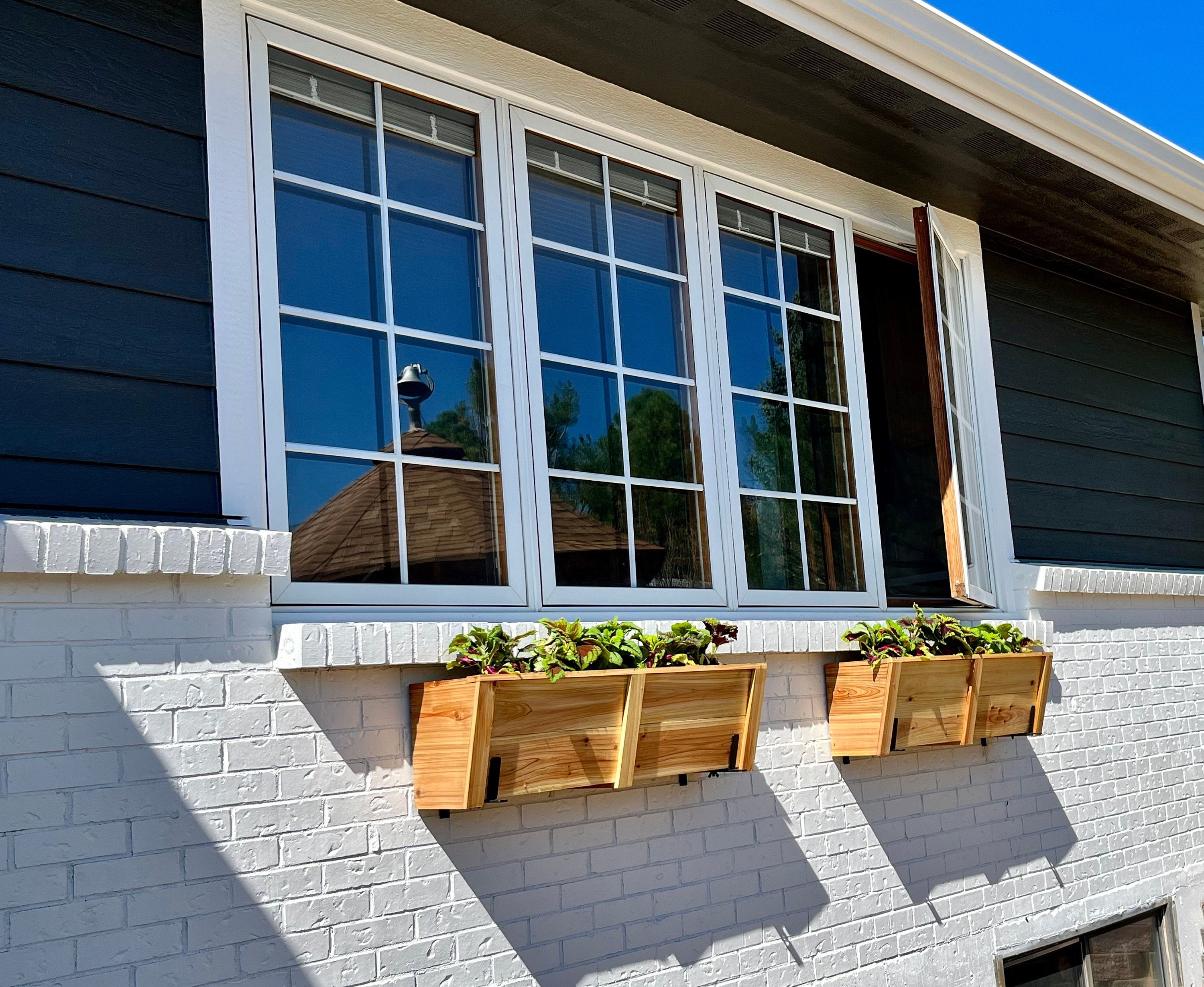 Taper Front Cedar Window Box - Etsy