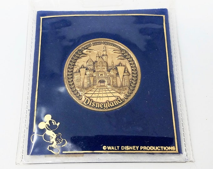 Vintage Disneyland Sleeping Beauty Castle Coin Souvenir Disney - Etsy