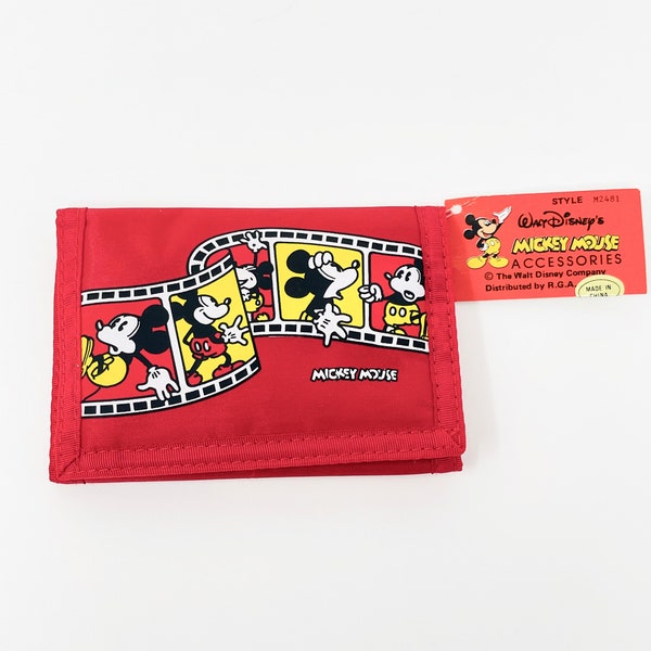 Tri Fold Mickey Mouse Wallet - Etsy