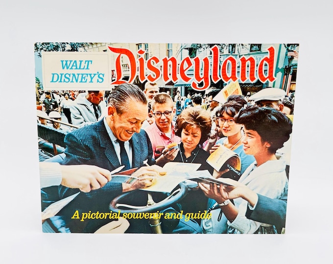 1968 Disneyland Pictorial Souvenir Guide Books Original Walt Disney ...