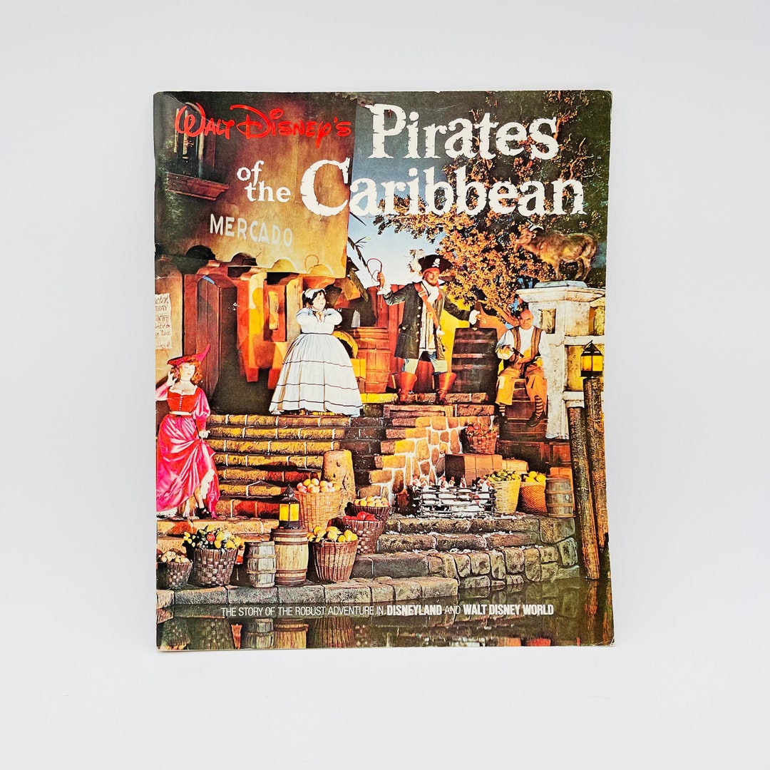 Original Walt Disney's Pirates of the Caribbean Book/magazine 1974 ...