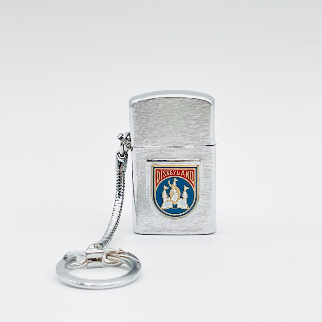 1960's Disneyland Miniature Lighter Castle Enamel Keychain Vintage ...