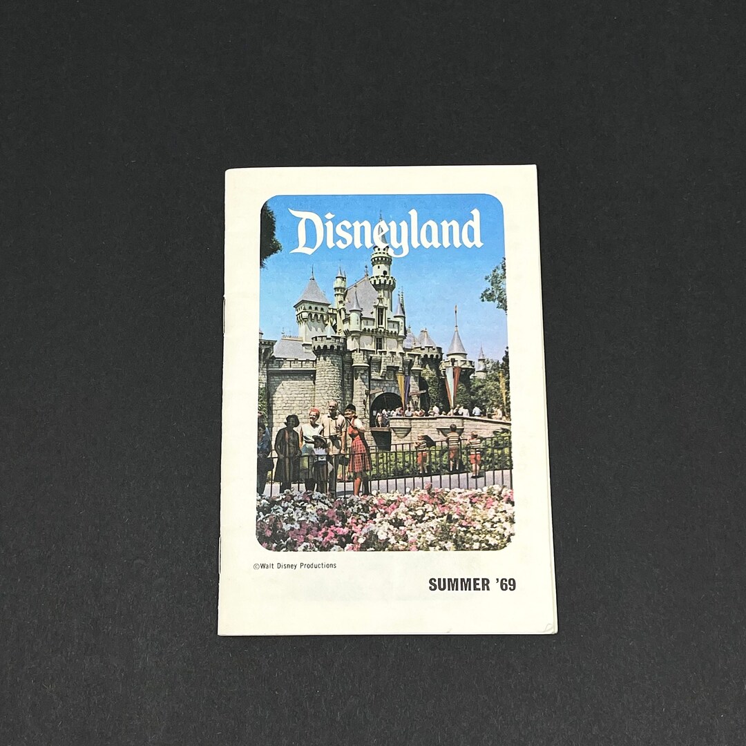 1969 Your Guide to Disneyland Guide Map Booklets by INA Authentic ...