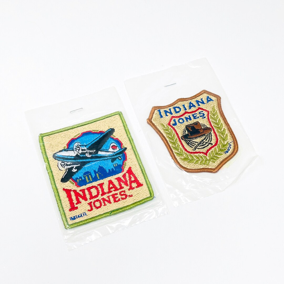 1990's Original Disneyland Indiana Jones Vintage Two Patch - Etsy