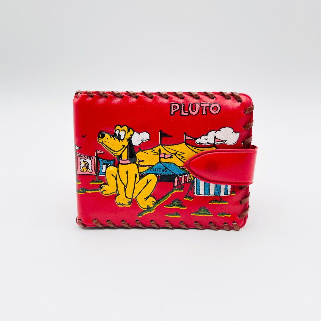 1960's Disney Pluto Mickey Mouse Club Vinyl Vintage Wallet Collectible ...
