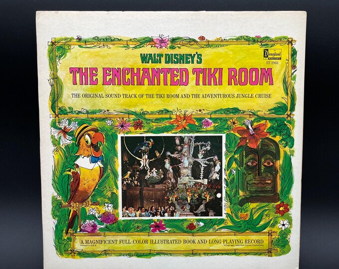 1968 Walt Disney the Enchanted Tiki Room Record & Adventureland Vinyl ...