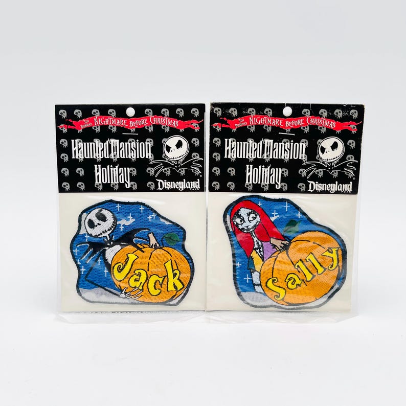 Vintage 2003 Disneyland Nightmare Before Christmas Patch Set - Etsy