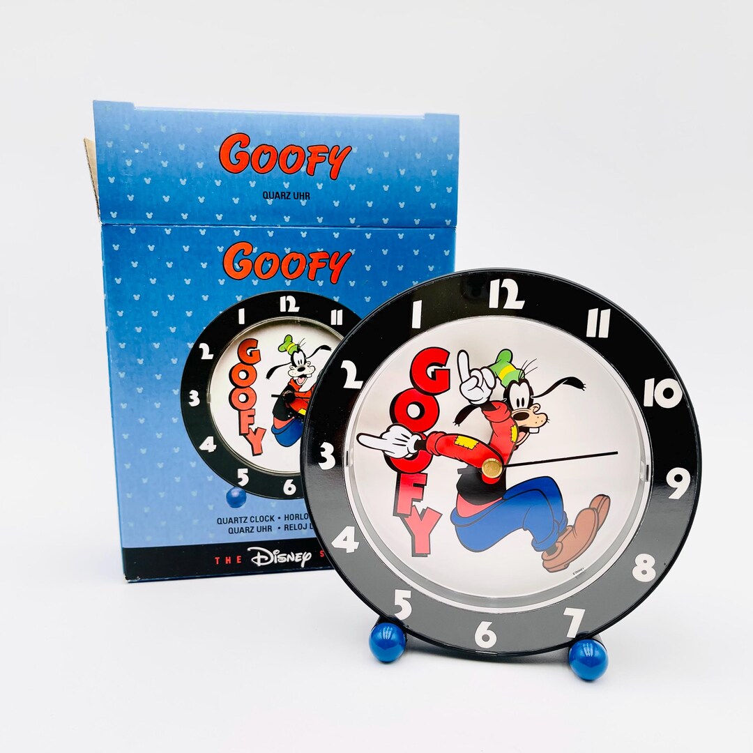 Goofy Backwards Clock Original Authentic Vintage New Disney Store Fans ...
