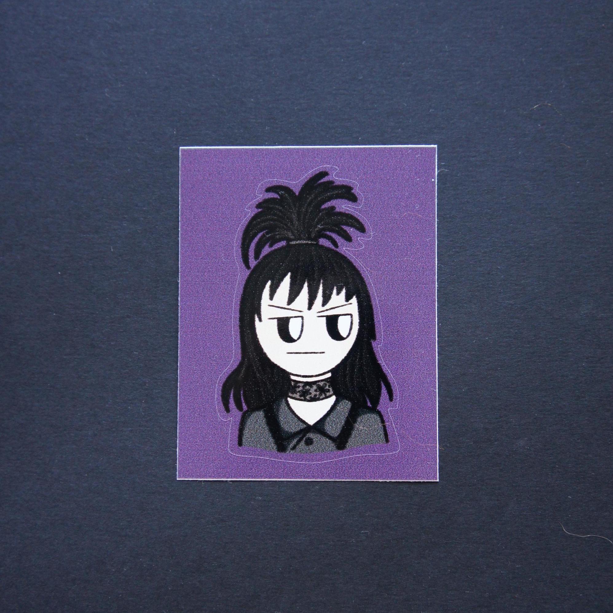 Beetlejuice and Lydia Stickers, 80's Movie Vinyl Stickers, Cute ...