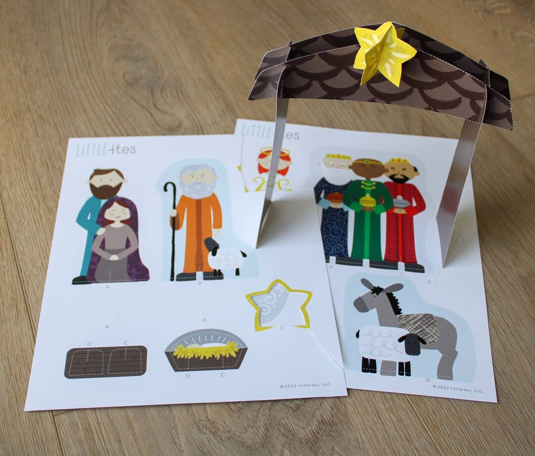 Nativity Activity Set (digital Download) - Etsy