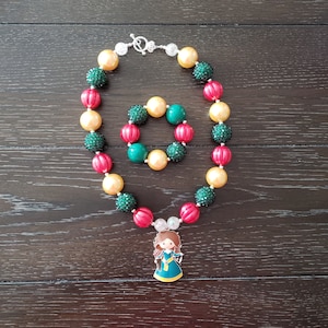 Brave's Princess Merida Inspired Children's Chunky Bubblegum Bead ...