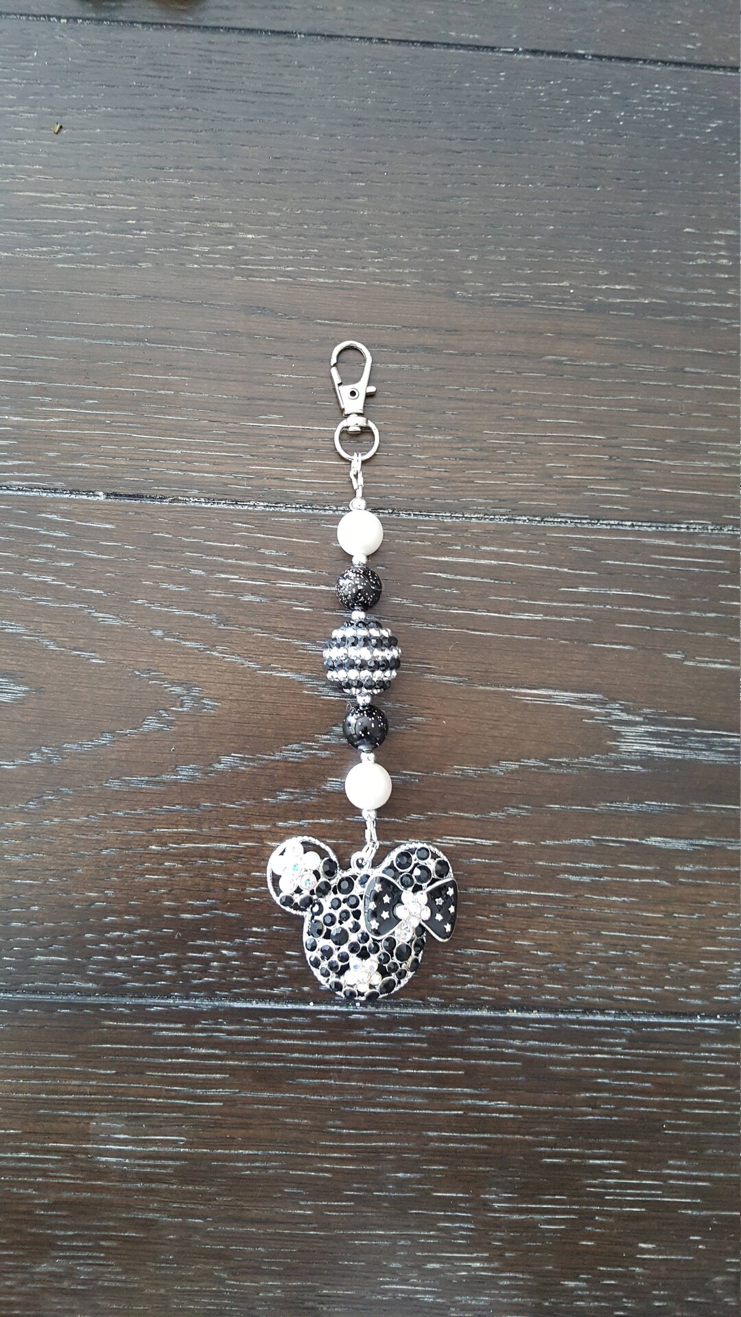 Minnie Mouse Inspired Key Chain / Zipper Charm / Backpack - Etsy