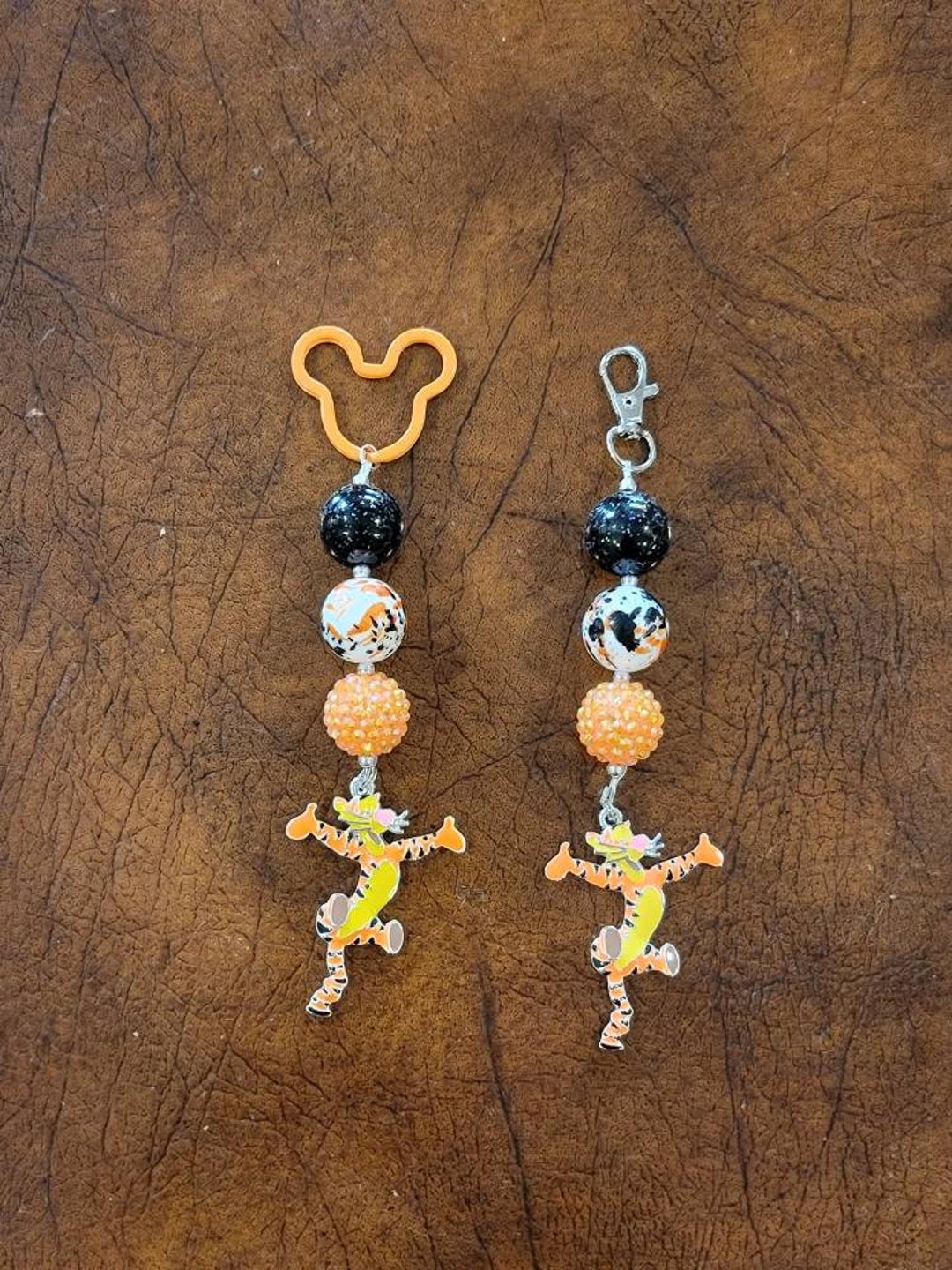 Disney Winnie the Pooh's Tigger Inspired Keychain/ Purse Charm ...