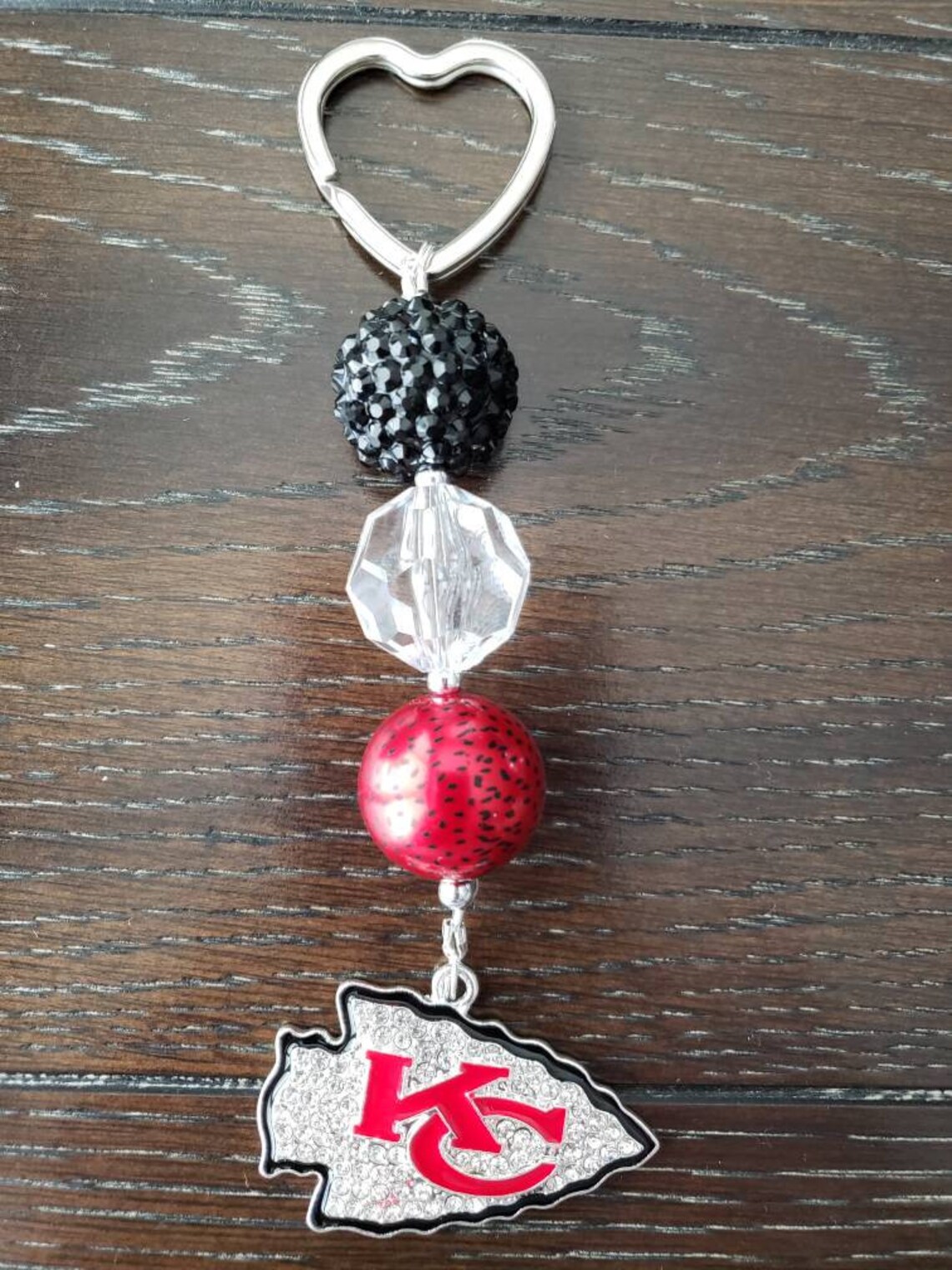 Kansas City Chiefs Inspired Key Chain / Zipper Charm / - Etsy