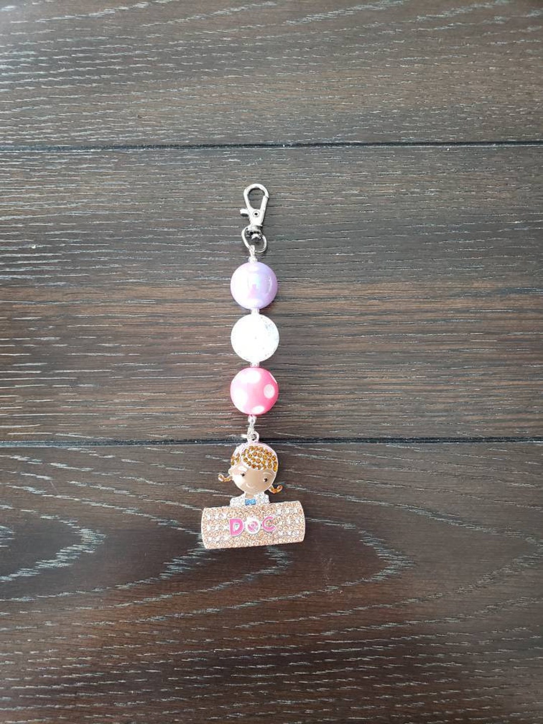 Disney Jr Doc Mcstuffins Inspired Key Chain / Zipper Charm / Backpack ...