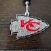 Kansas City Chiefs Inspired Key Chain / Zipper Charm / Backpack Bling ...