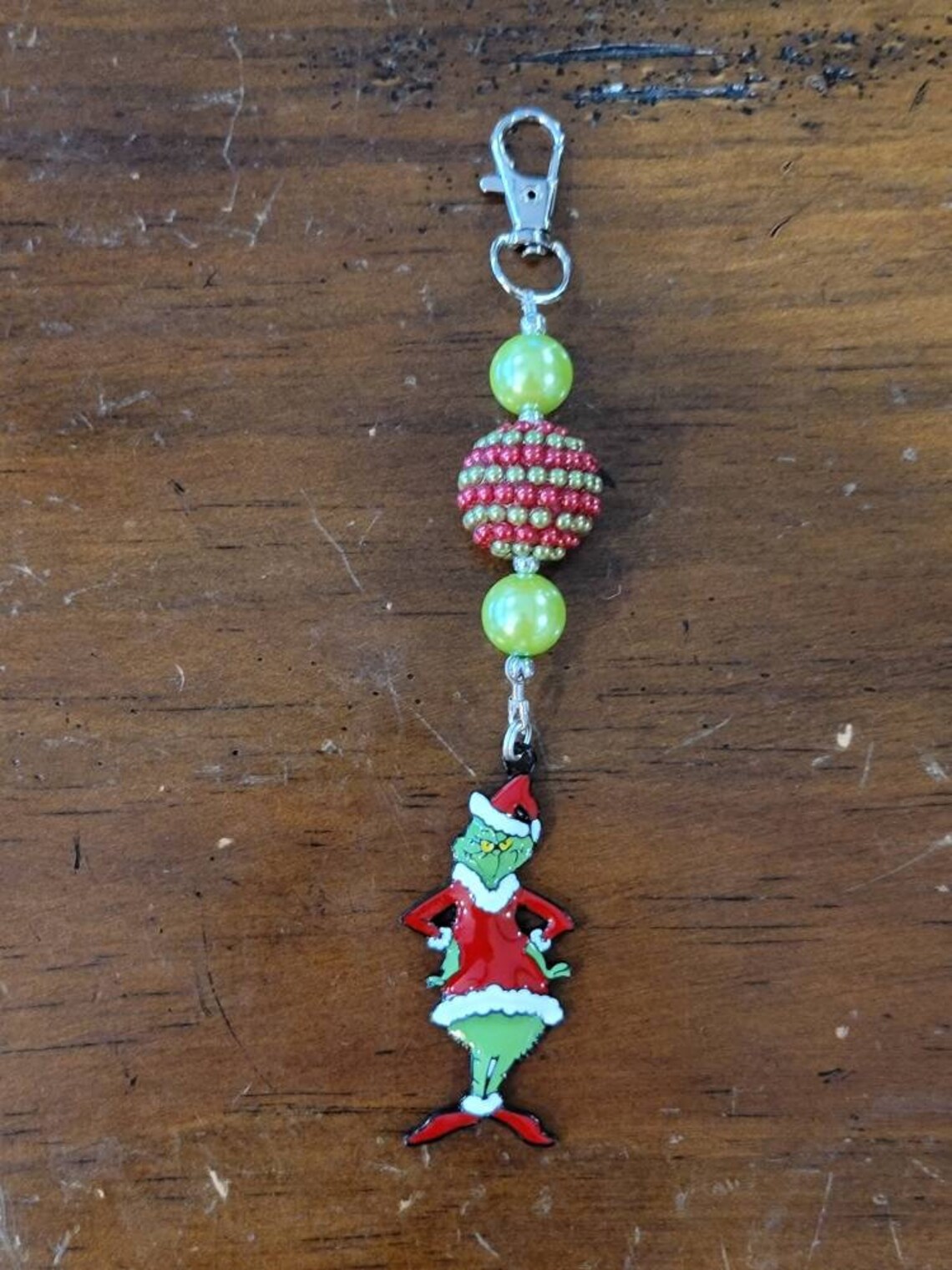 How the Grinch Stole Christmas Inspired Key Chain / Zipper Charm ...