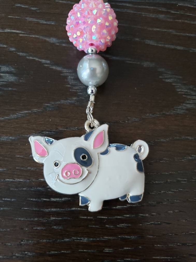 Moana's Favorite Pig Pua inspired Keychain / Backpack | Etsy