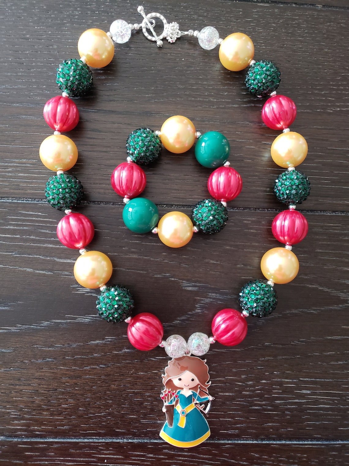 Brave's Princess Merida Inspired Children's Chunky | Etsy