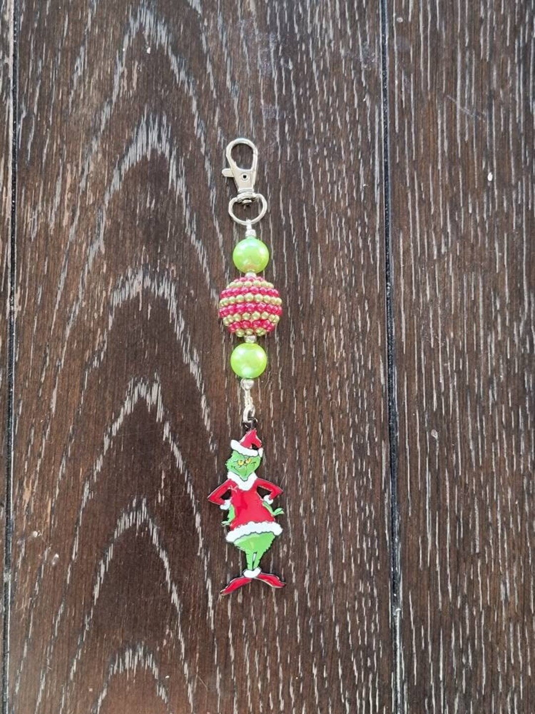 How the Grinch Stole Christmas Inspired Key Chain / Zipper Charm ...