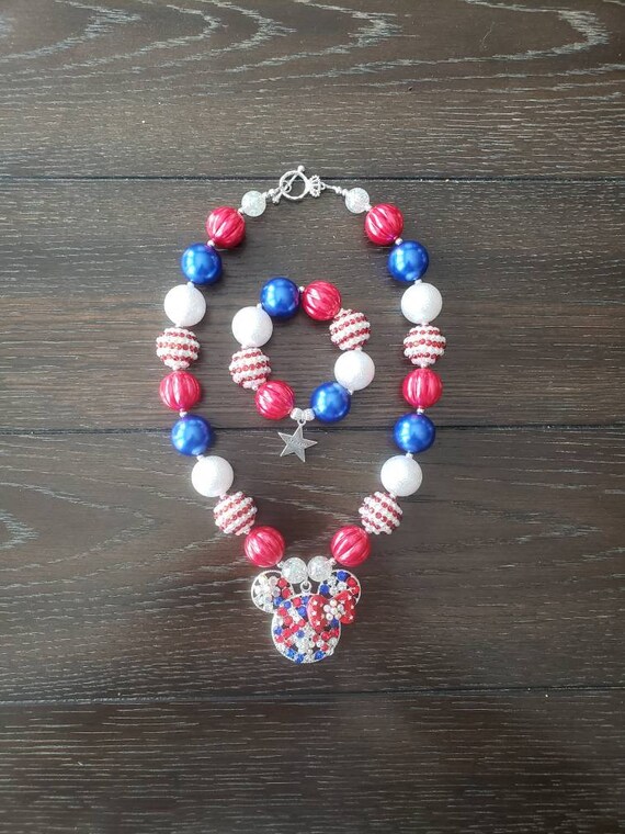 4th of July / Summer / Independence Day Minnie Mouse Inspired | Etsy