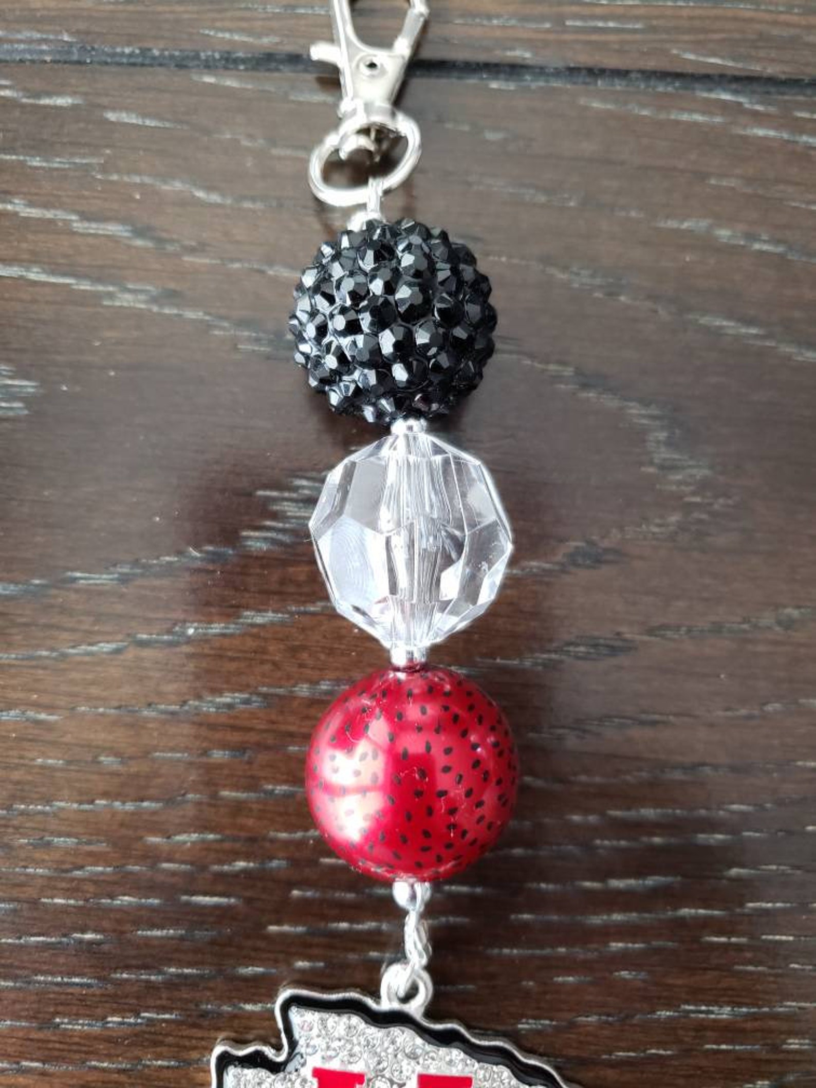 Kansas City Chiefs Inspired Key Chain / Zipper Charm / - Etsy