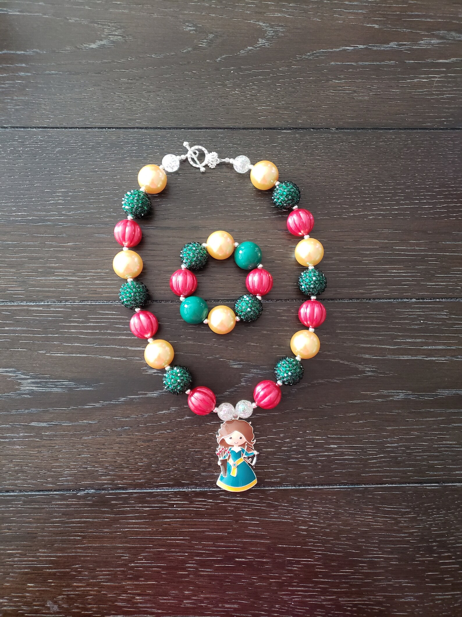 Brave's Princess Merida Inspired Children's Chunky | Etsy