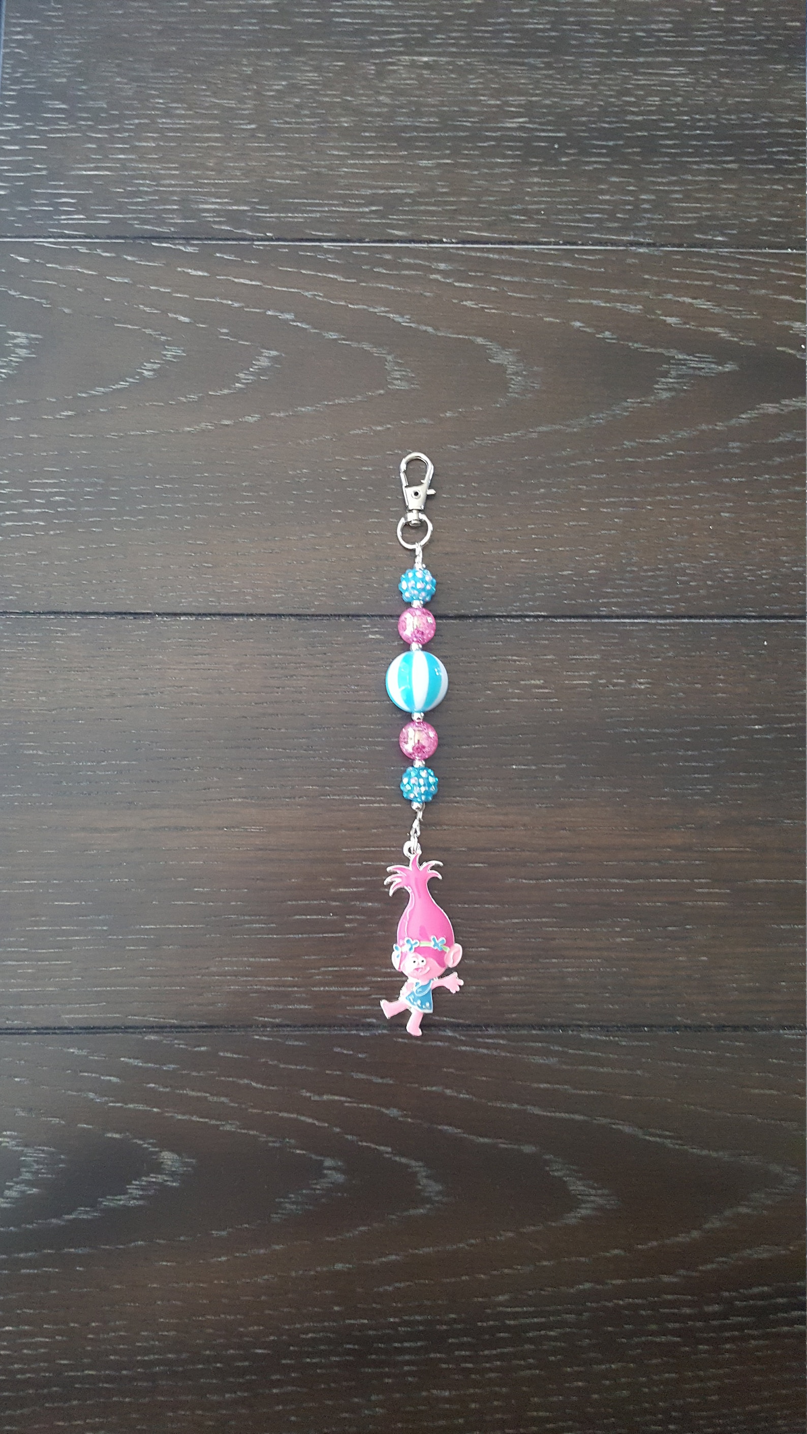 Trolls Poppy Inspired Key Chain / Zipper Charm / Backpack | Etsy