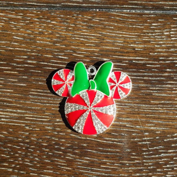 Christmas Minnie Mouse Bubblegum Bead Necklace - Etsy Christmas Minnie Mouse Bubblegum Bead Necklace - Etsy