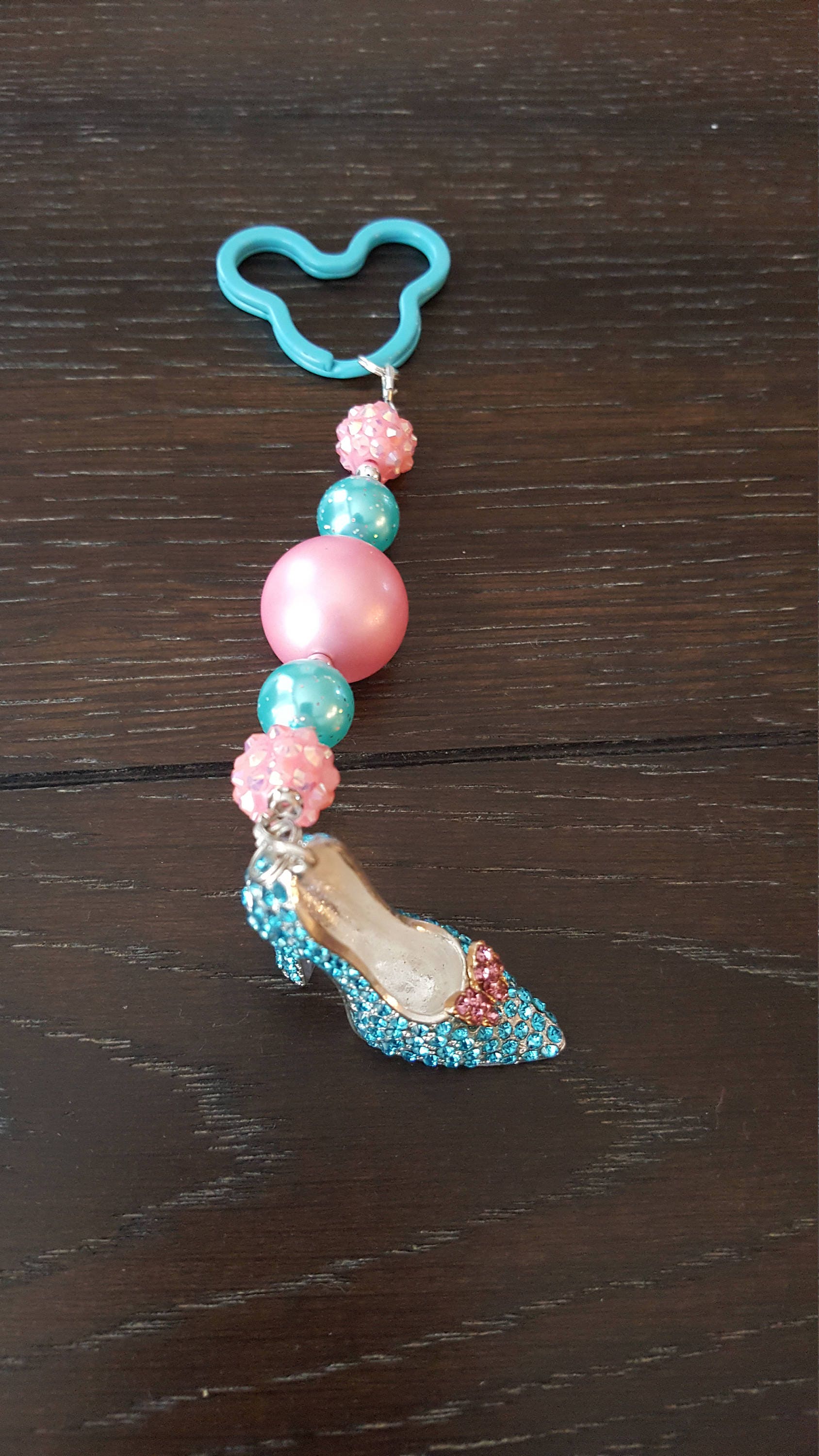 Cinderella Slipper Inspired Bling, Key Chain, Backpack Bling, Purse ...