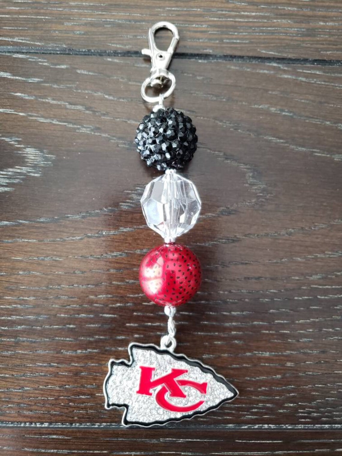 Kansas City Chiefs Inspired Key Chain / Zipper Charm / - Etsy