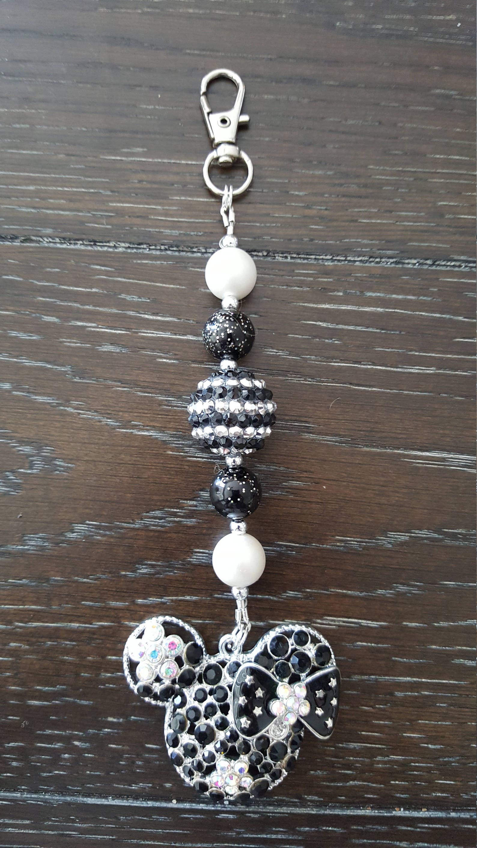 Minnie Mouse Inspired Key Chain / Zipper Charm / Backpack | Etsy