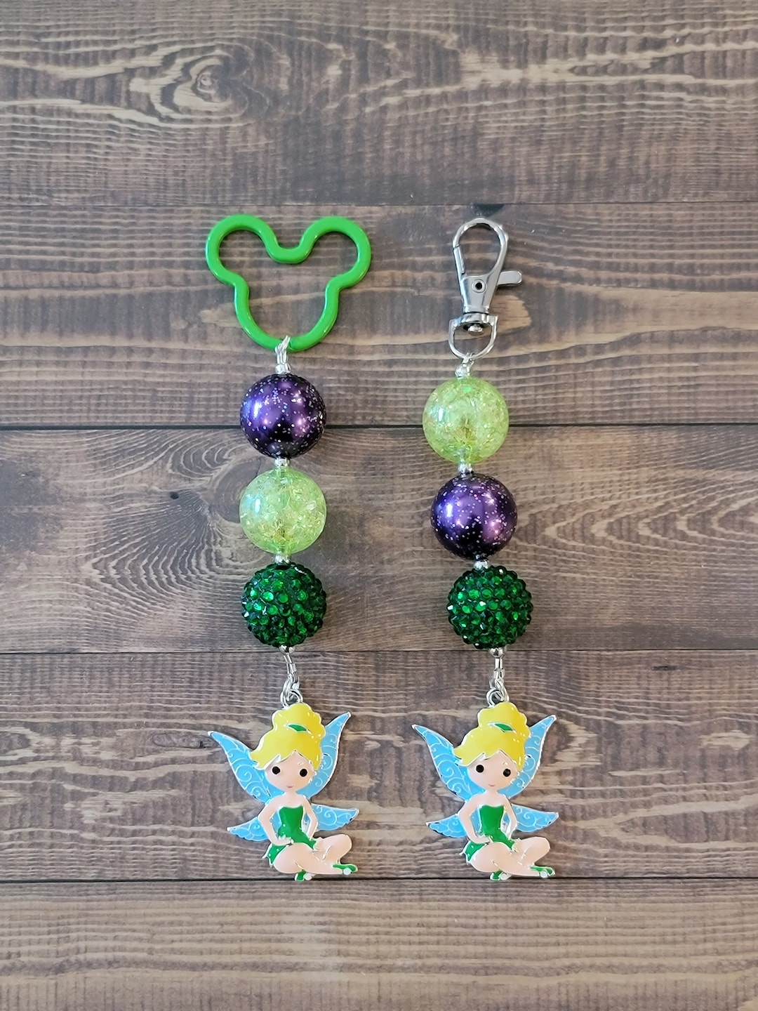 Tinkerbell Fairy Inspired Key Chain / Zipper Charm/ Purse Charm ...